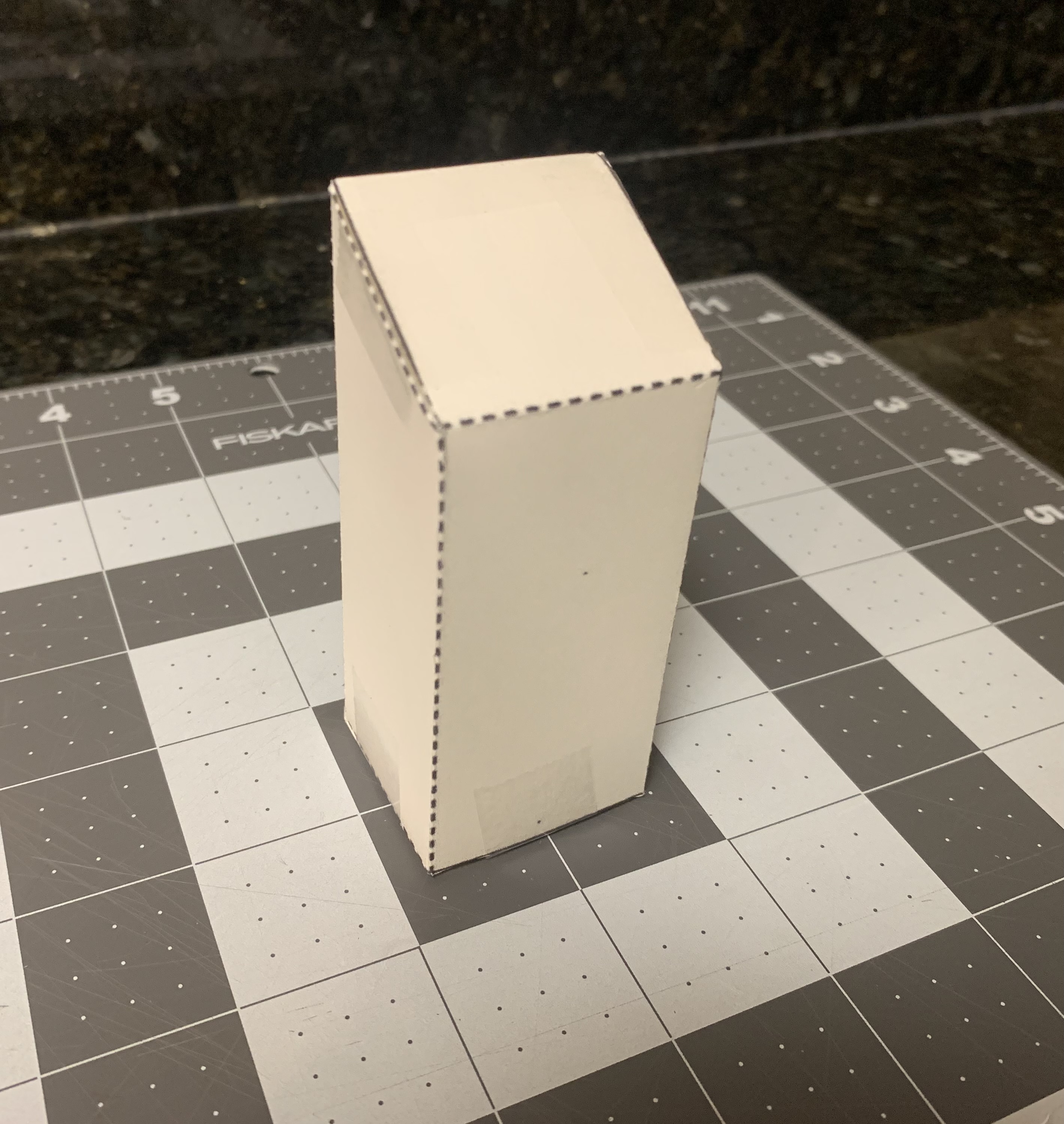 VOLUMETRIC FORMS CARDBOARD PROJECT – GIANNA CARBONE